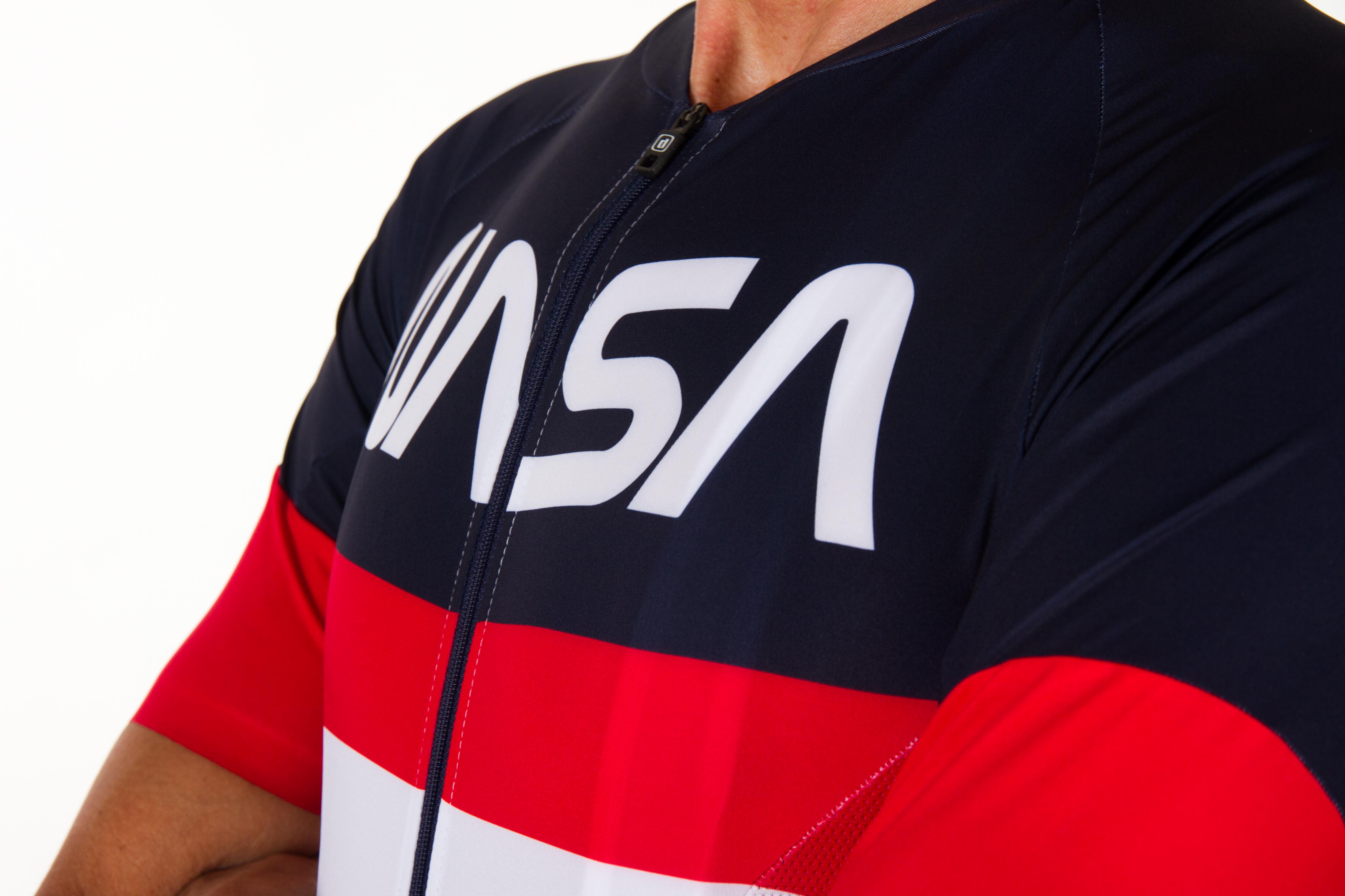 Z3R0D NASA cycling jersey, cycling short sleeves jersey for men